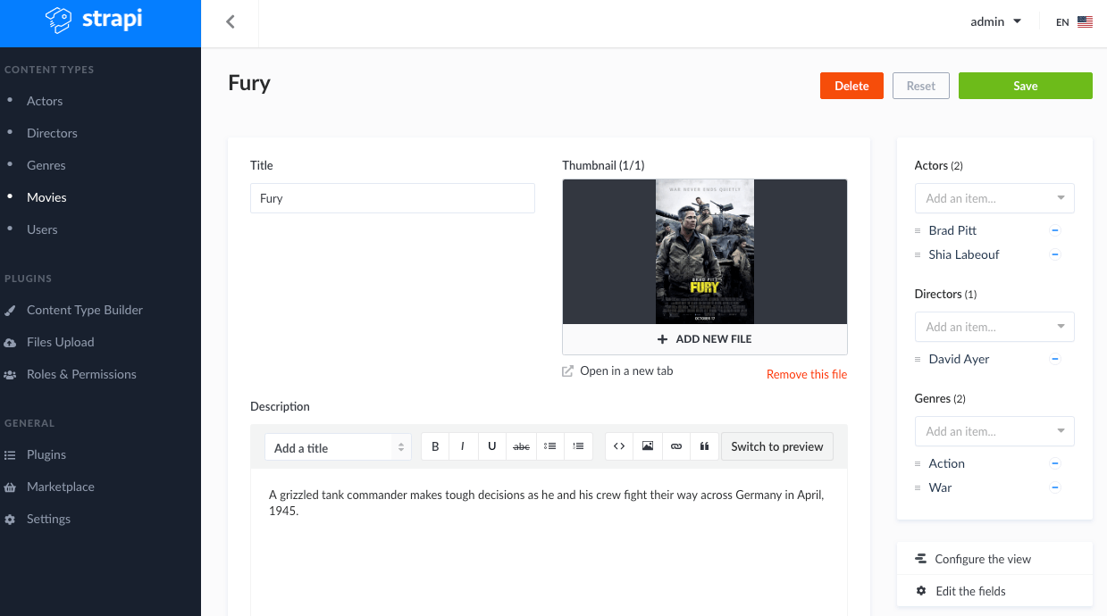 How to Build a Movie Database & API with Strapi